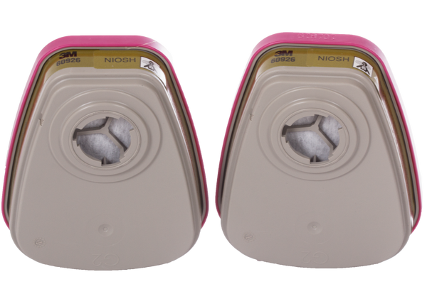 3M 60926 Cartucho Dual para Multigases, Vapores y partículas P100 (Par – Seguri.com