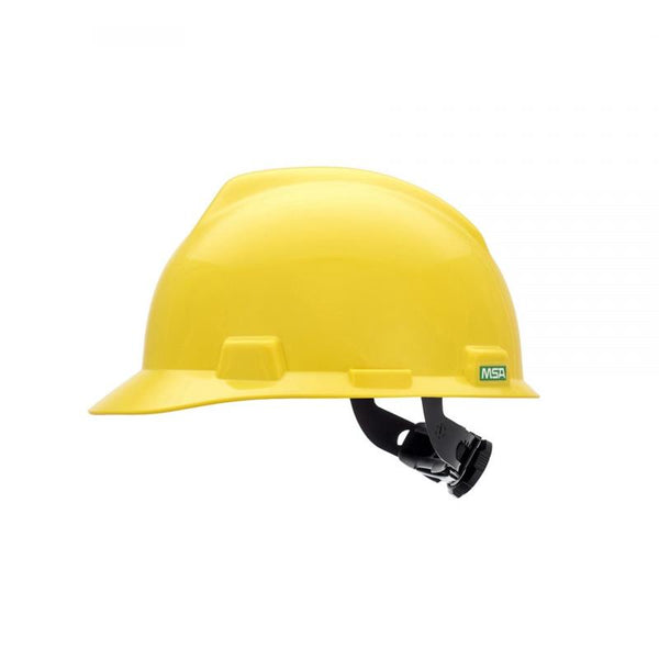 MSA M2303431ARF Casco tipo Cachucha V-Gard® Amarilla Suspensión Fas-Tr ...