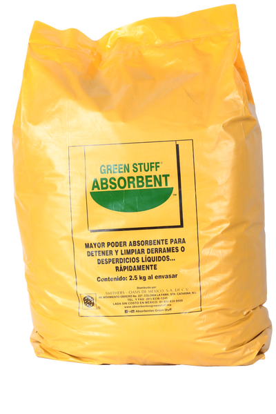 Green Stuff Absorbent GMT001-CJA 3 Bolsas de 2.5kg (Caja) – Seguri.com