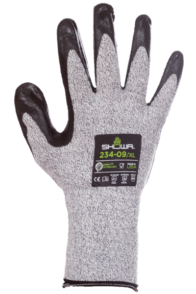 SHOWA 234 Guante de espuma de nitrilo (Caja con 72 pares) – Seguri.com